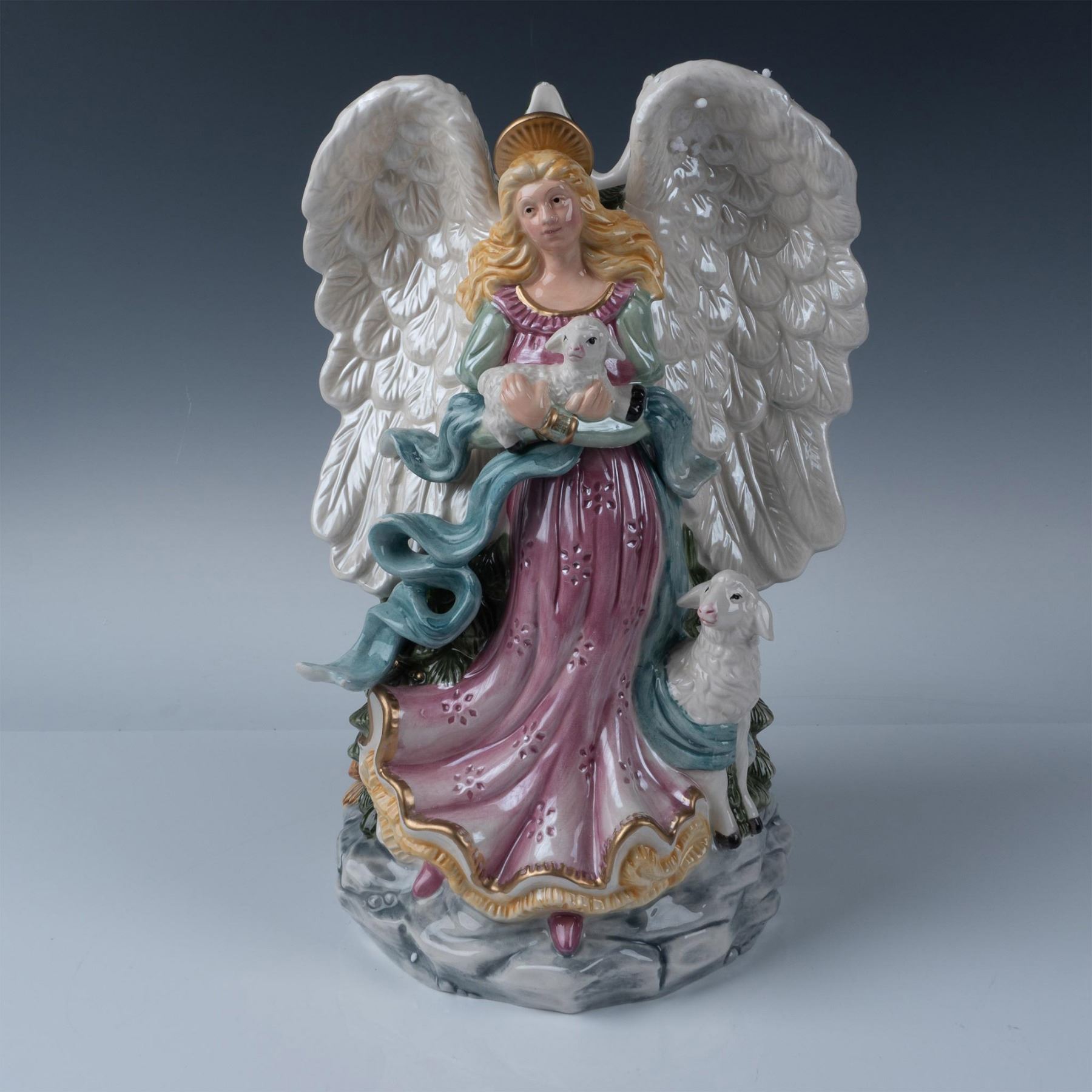 Fitz and Floyd Holiday Angel Vase, First Ladies Collection
