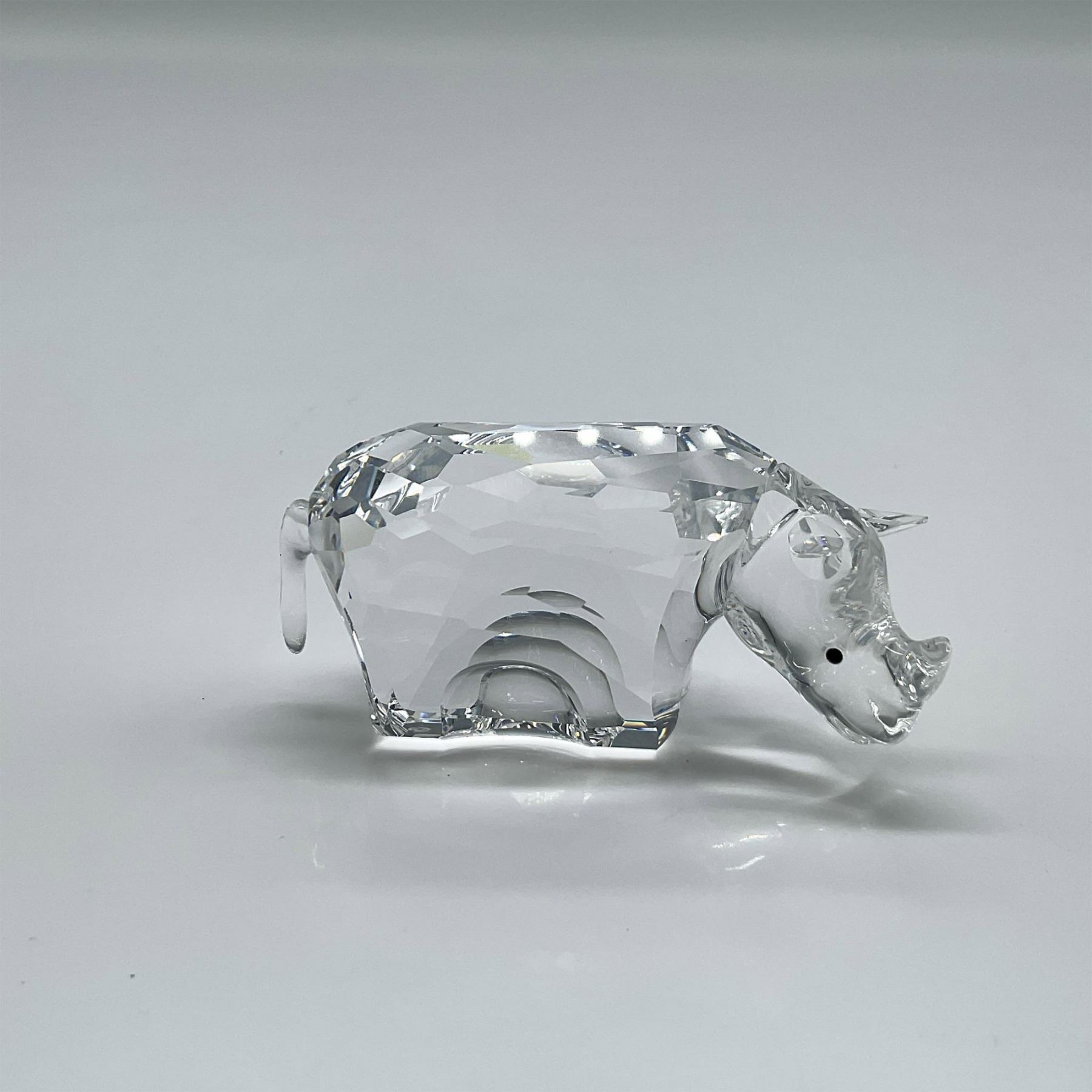 Swarovski Crystal Figurine, Rhinoceros