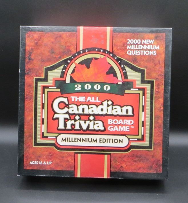 The All Canadian Trivia Board Game Millennium Edition In Excellent ...