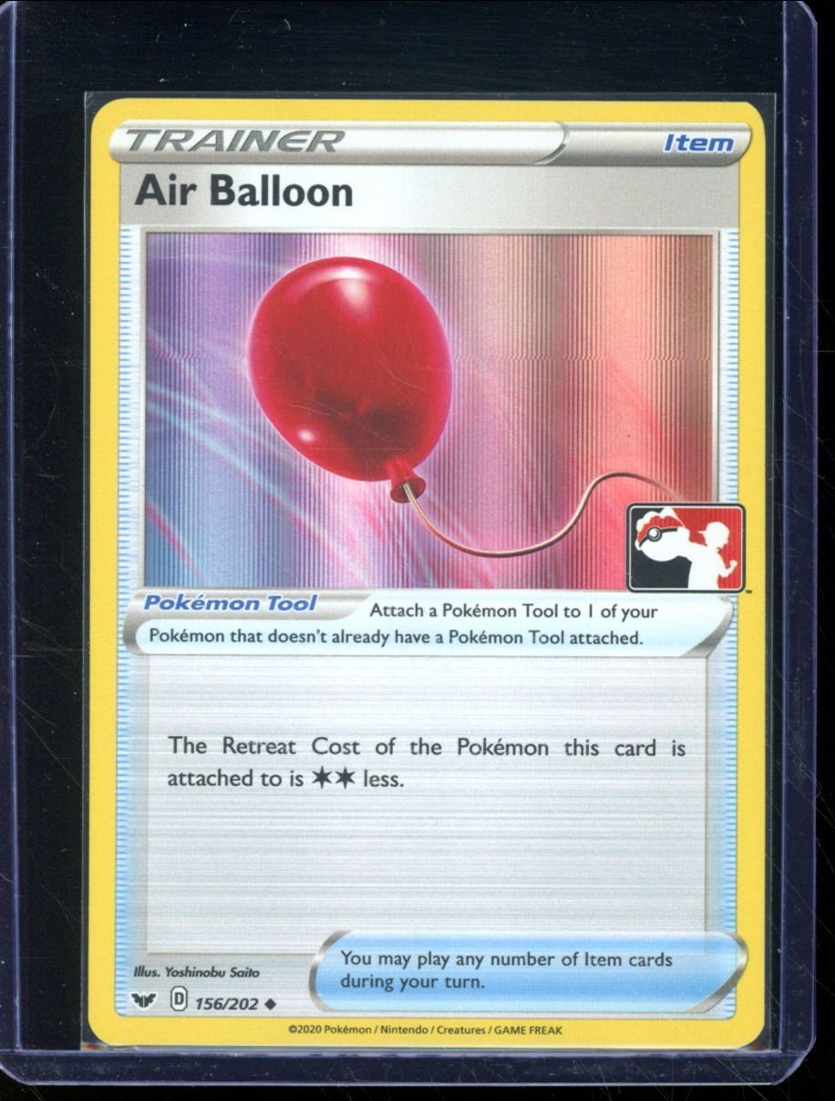 Pokemon Air Balloon 156/202 Holo Prize Pack