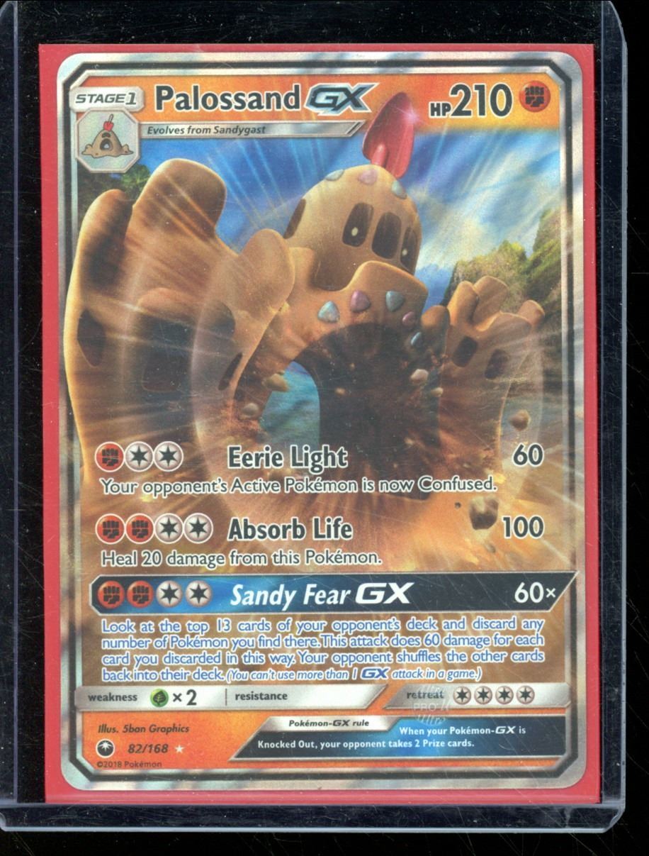 Pokemon Palossand GX 82/168 Rare Holo