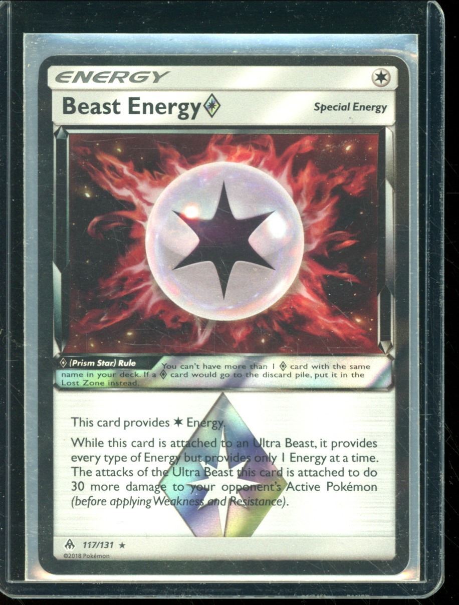 Pokemon Beast Energy 117/131 Forbidden Light