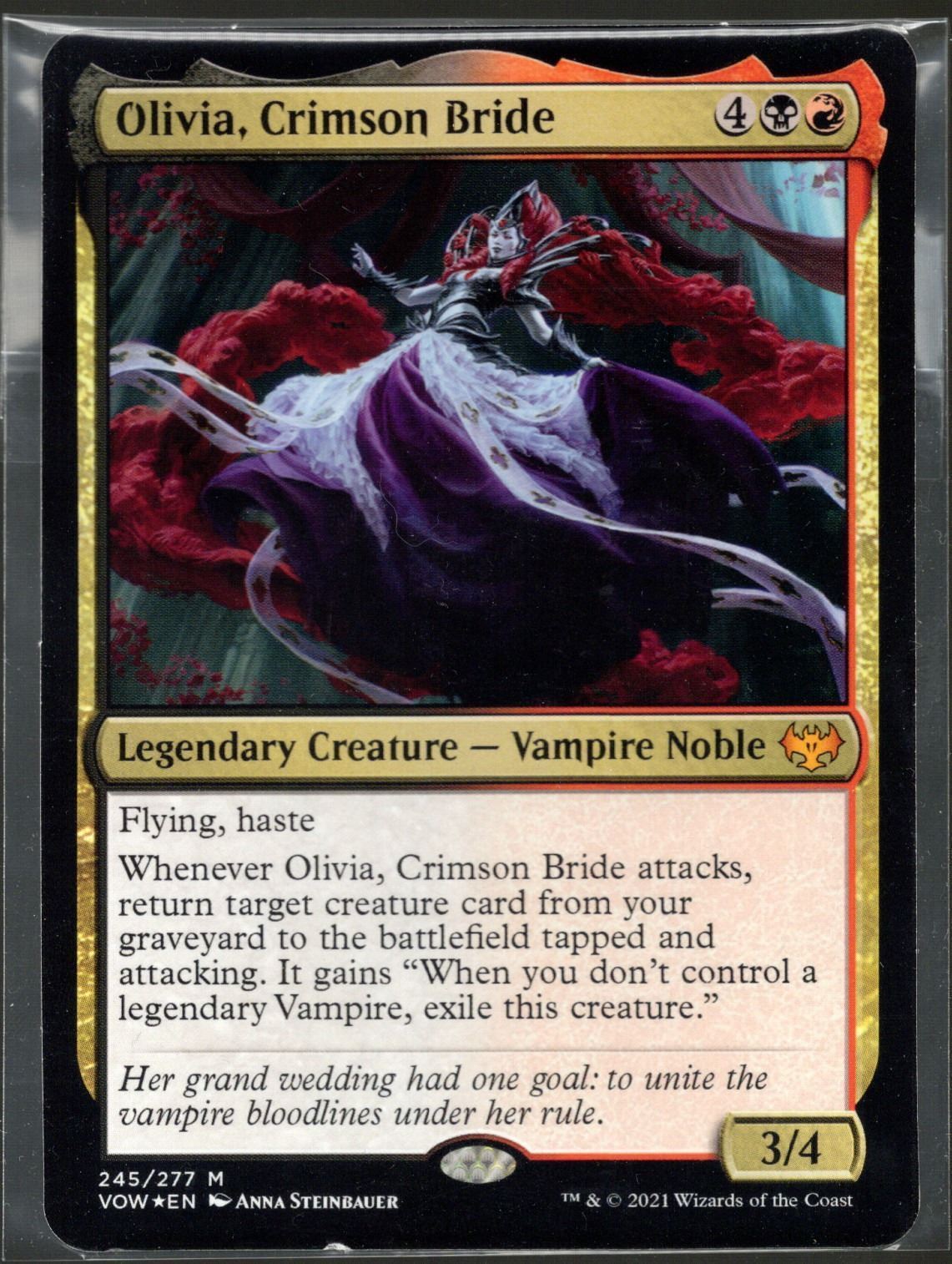 MTG Oversized Card Olivia Crimson Bride