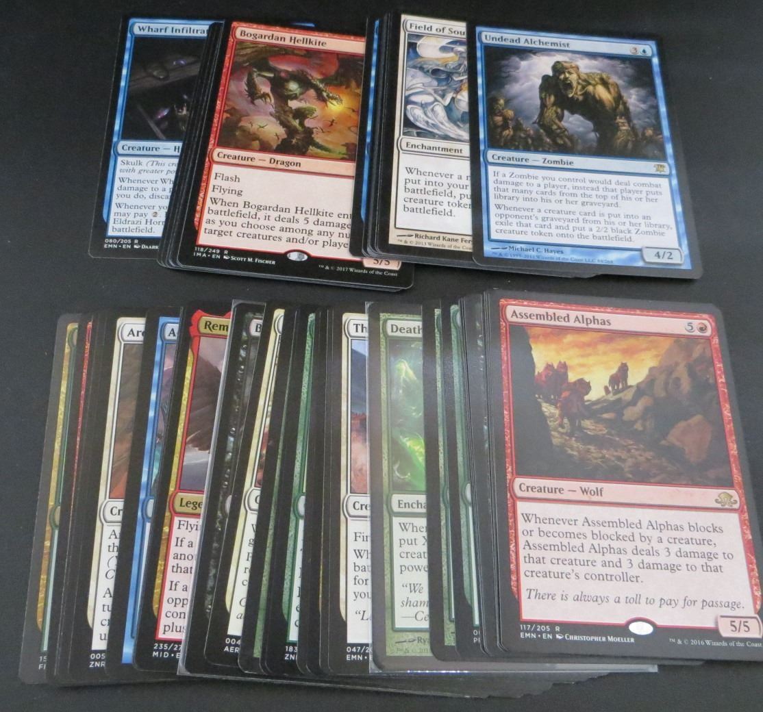45+ MTG Rare Cards Various Sets & Colors