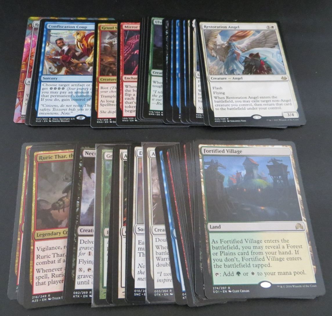 45+ MTG Rare Cards Various Sets & Colors