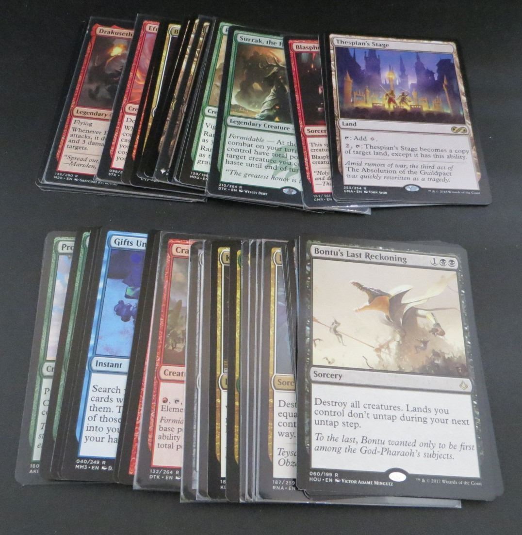45+ MTG Rare Cards Various Sets & Colors