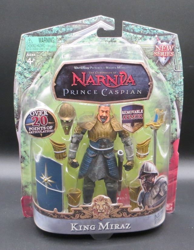 Walt Disney Narnia King Miraz Action Figure Over 20 Points Of Articulation