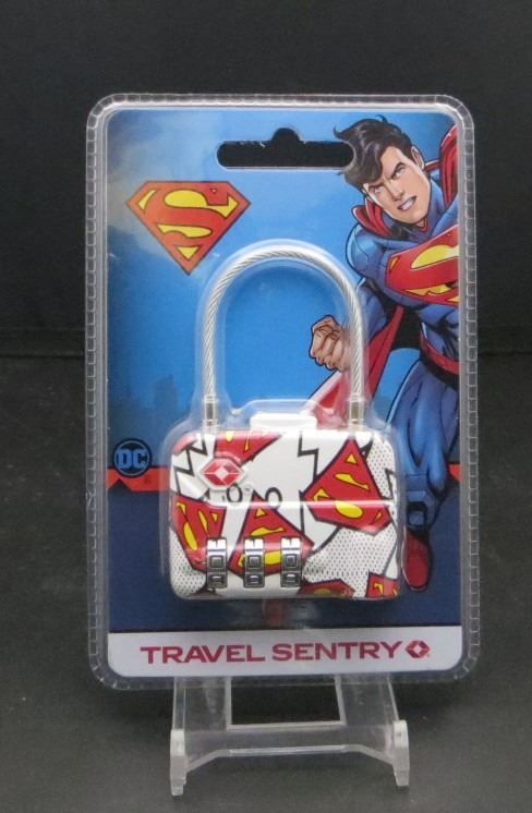 New DC Superman Travel Sentry Lock