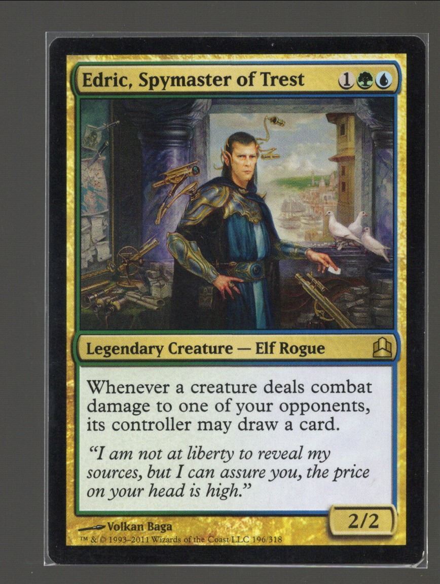 Magic the Gathering Edric, Spymaster of Trest Commander 2011