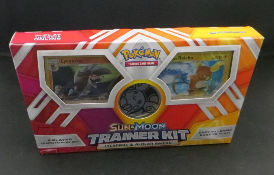 New Pokemon Sun & Moon Trainer Kit Lycanroc & Alolan Raichu
