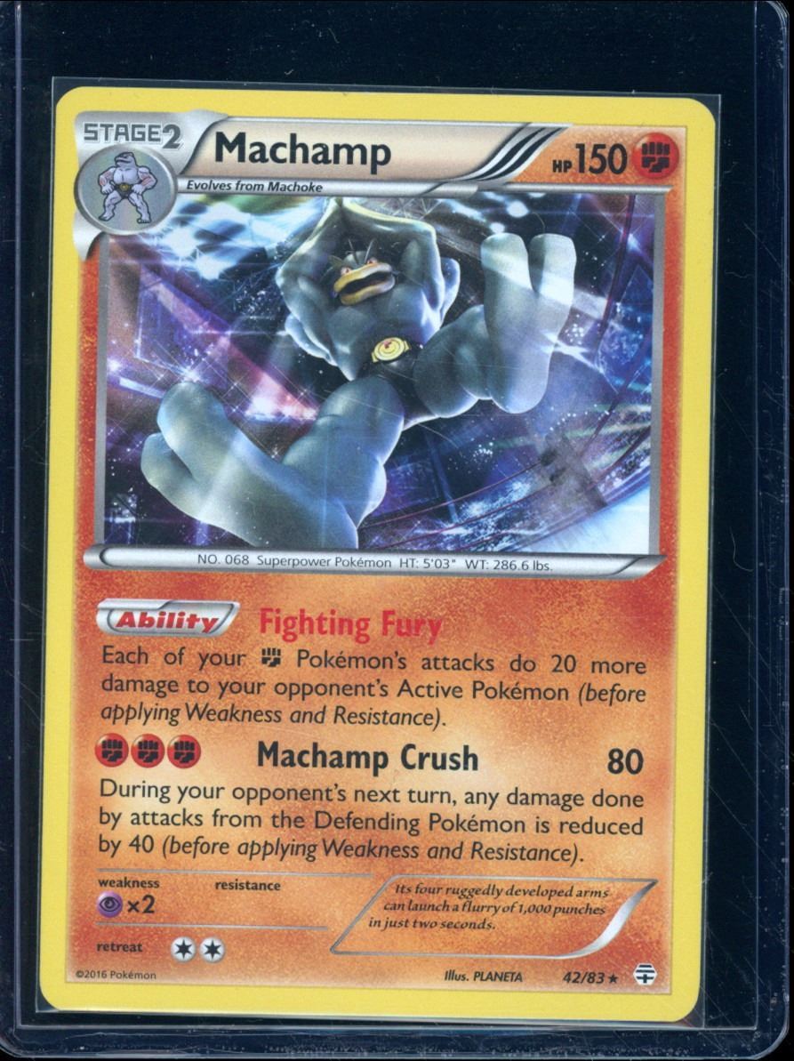 Pokemon Machamp - 42/83 - Rare Holo Generations