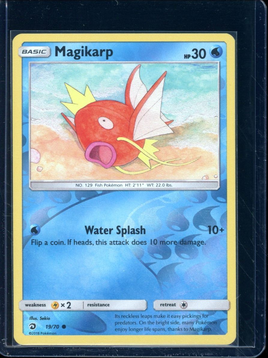 Pokemon Magikarp - 19/70 - Common Reverse Holo Dragon Majesty