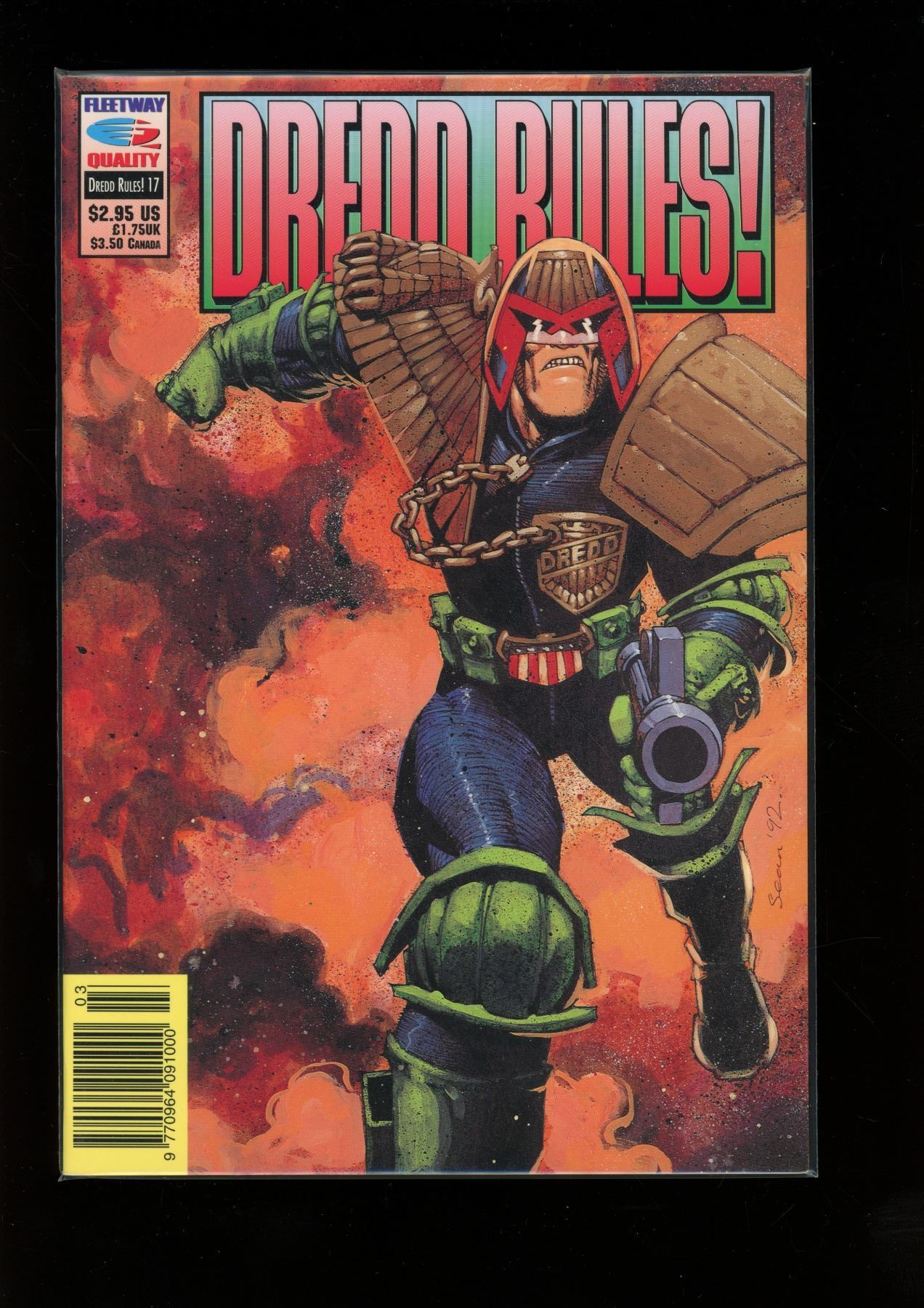 Fleetway Quality Dredd Rules #17