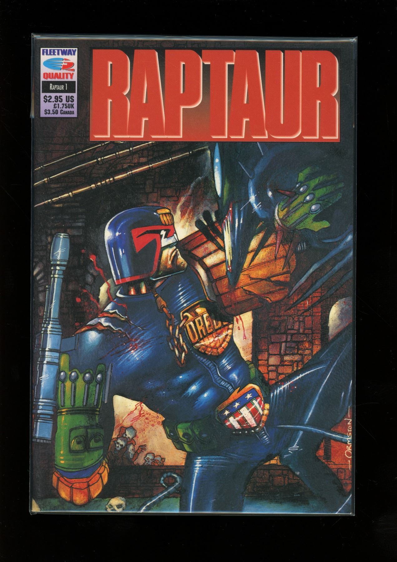 Fleetway Quality Raptaur #1 Judge Dredd