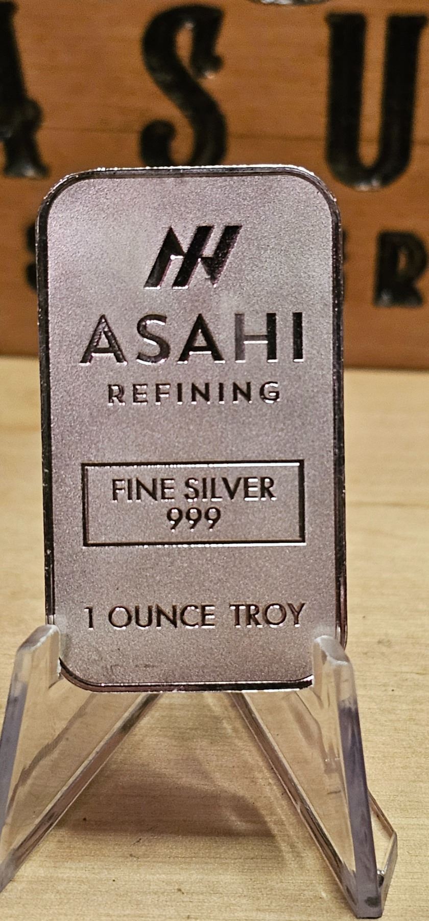 Lot 48-1) 1 oz Asahi Pure Silver Bar