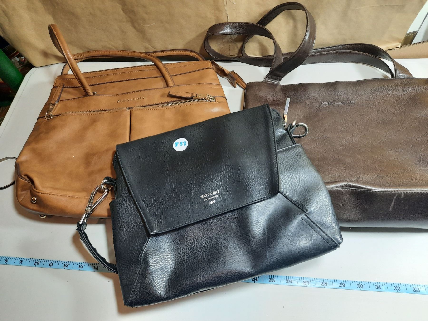 Leather Purses & Handbags (Matt & Nat, KGB Studio, Derek Alexander)