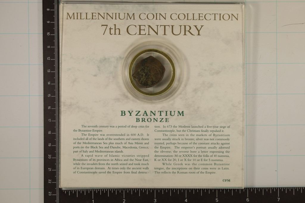 7TH CENTURY MILLENNIUM COIN COLLECTION BYZANTINE