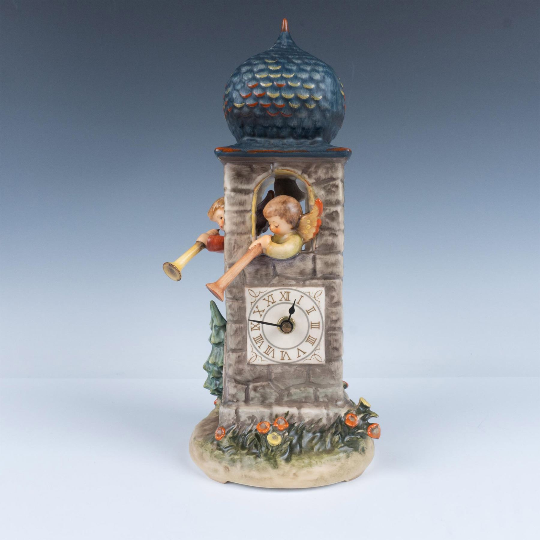 Goebel Hummel Porcelain Clock, Call to Worship Clock Tower
