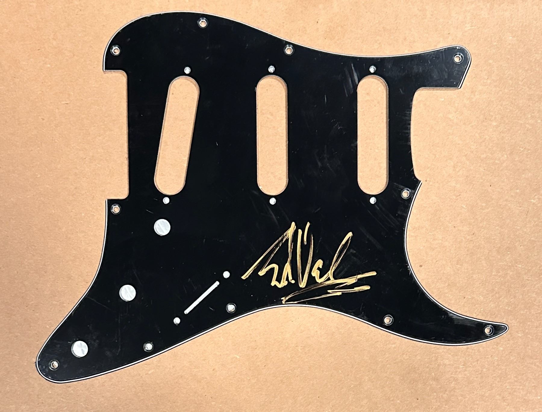 Eddie Van Halen Augographed Pickguard