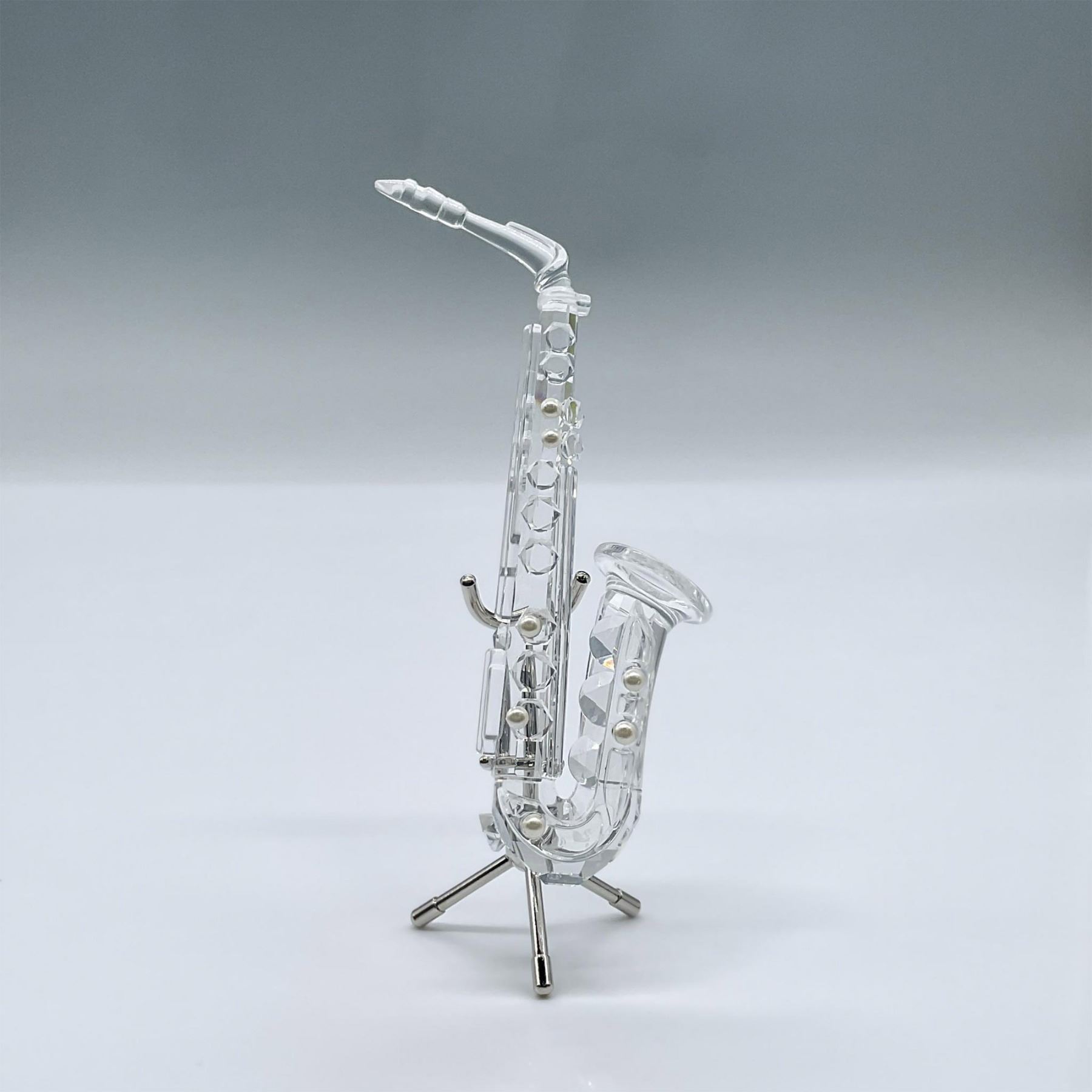 Swarovski Crystal Figurine, Saxophone