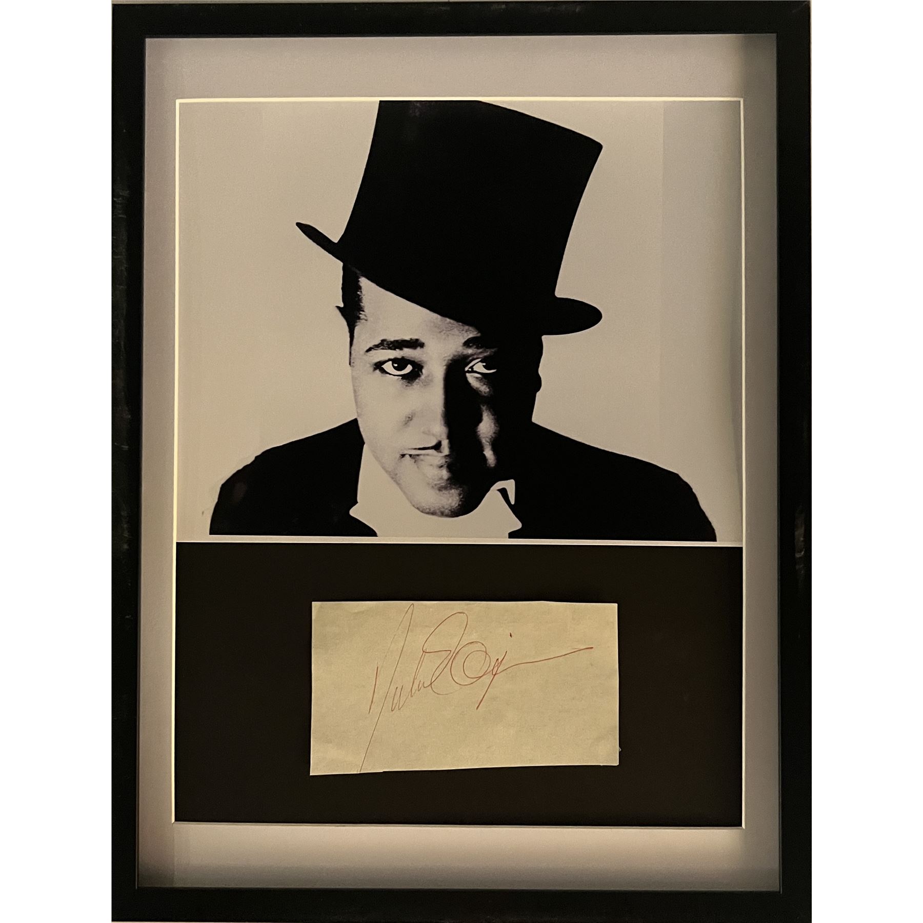 Duke Ellington original signature collage