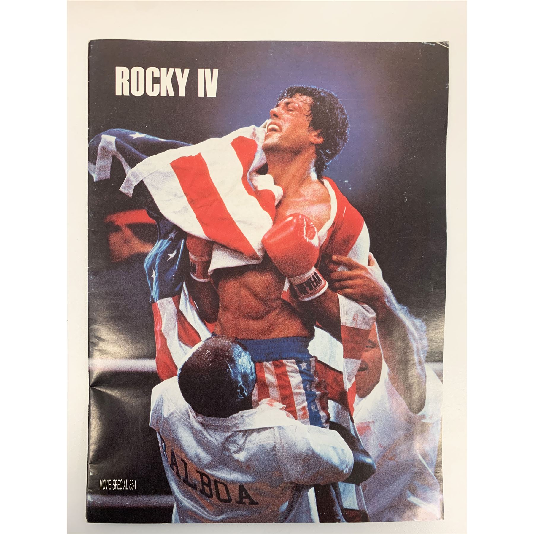 Rocky IV Vintage Movie Program (1985)