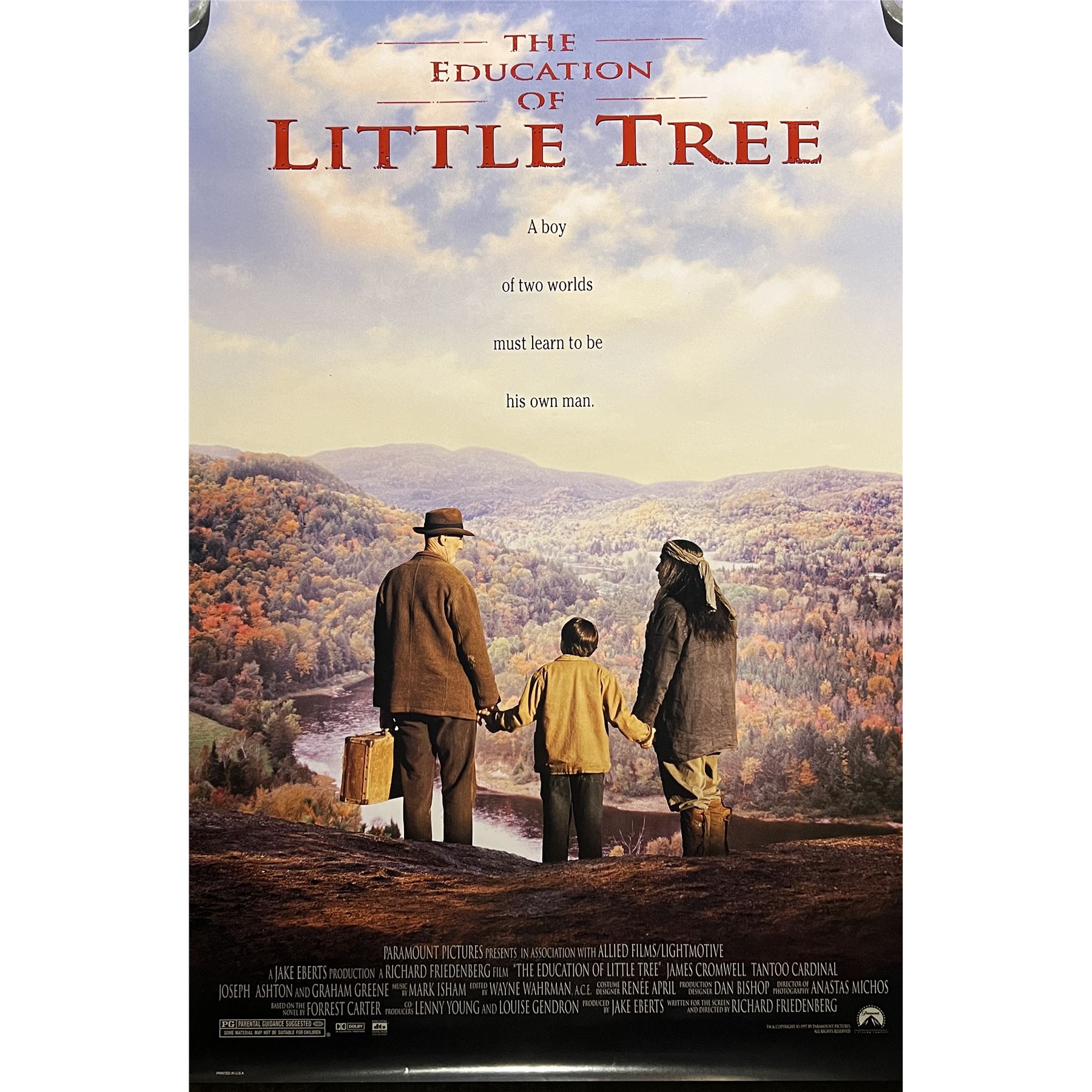 The Education of Little Tree 1997 original movie poster