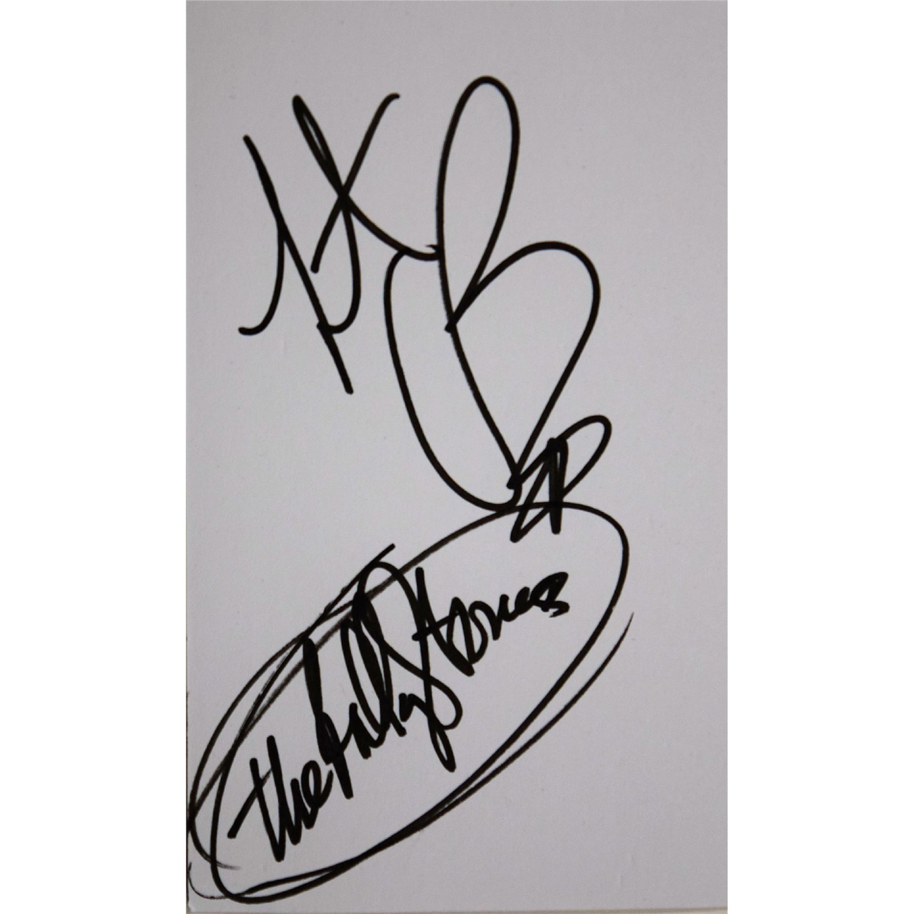 Charlie Watts signature card