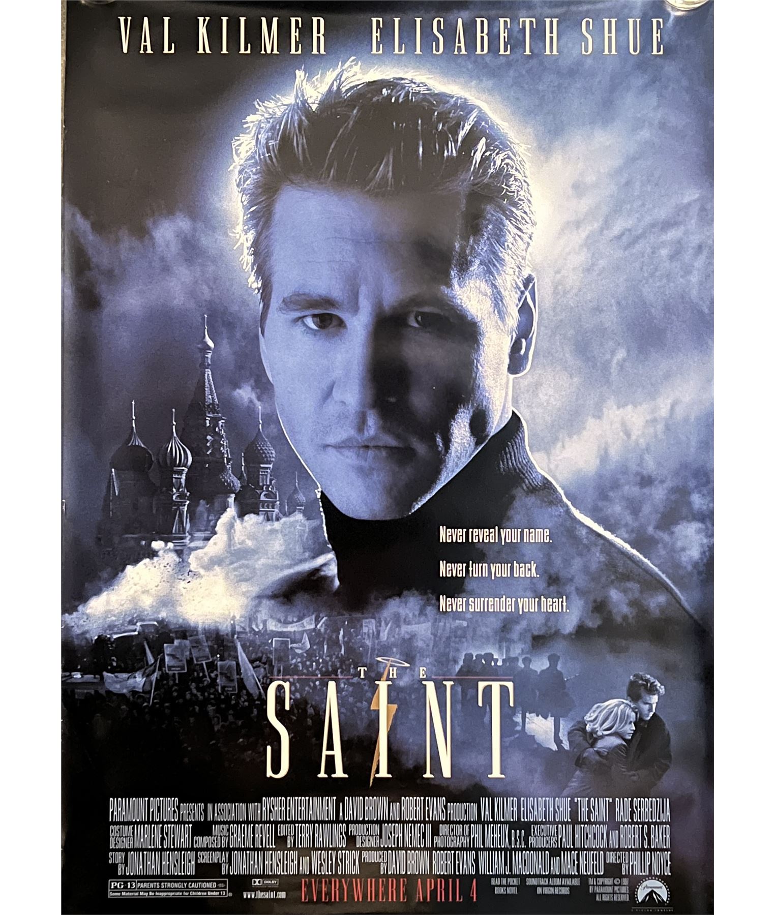 The Saint 1996 original movie poster
