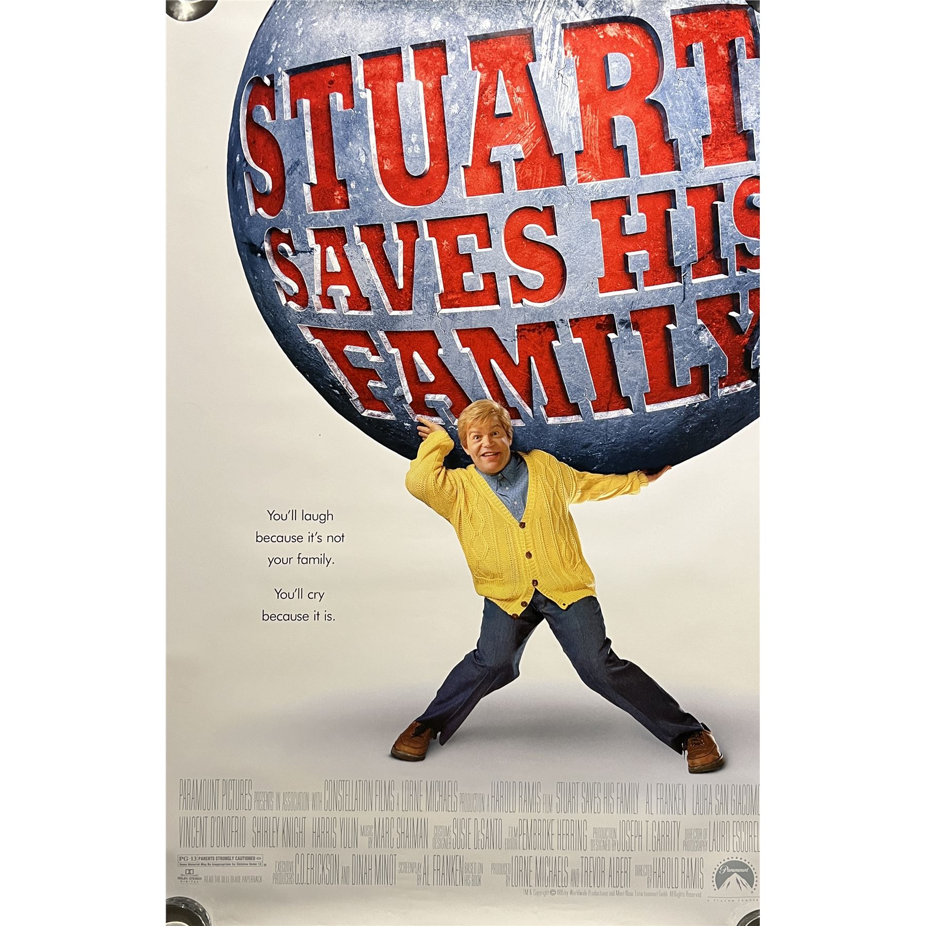 Stuart Saves His Family 1995 original movie poster