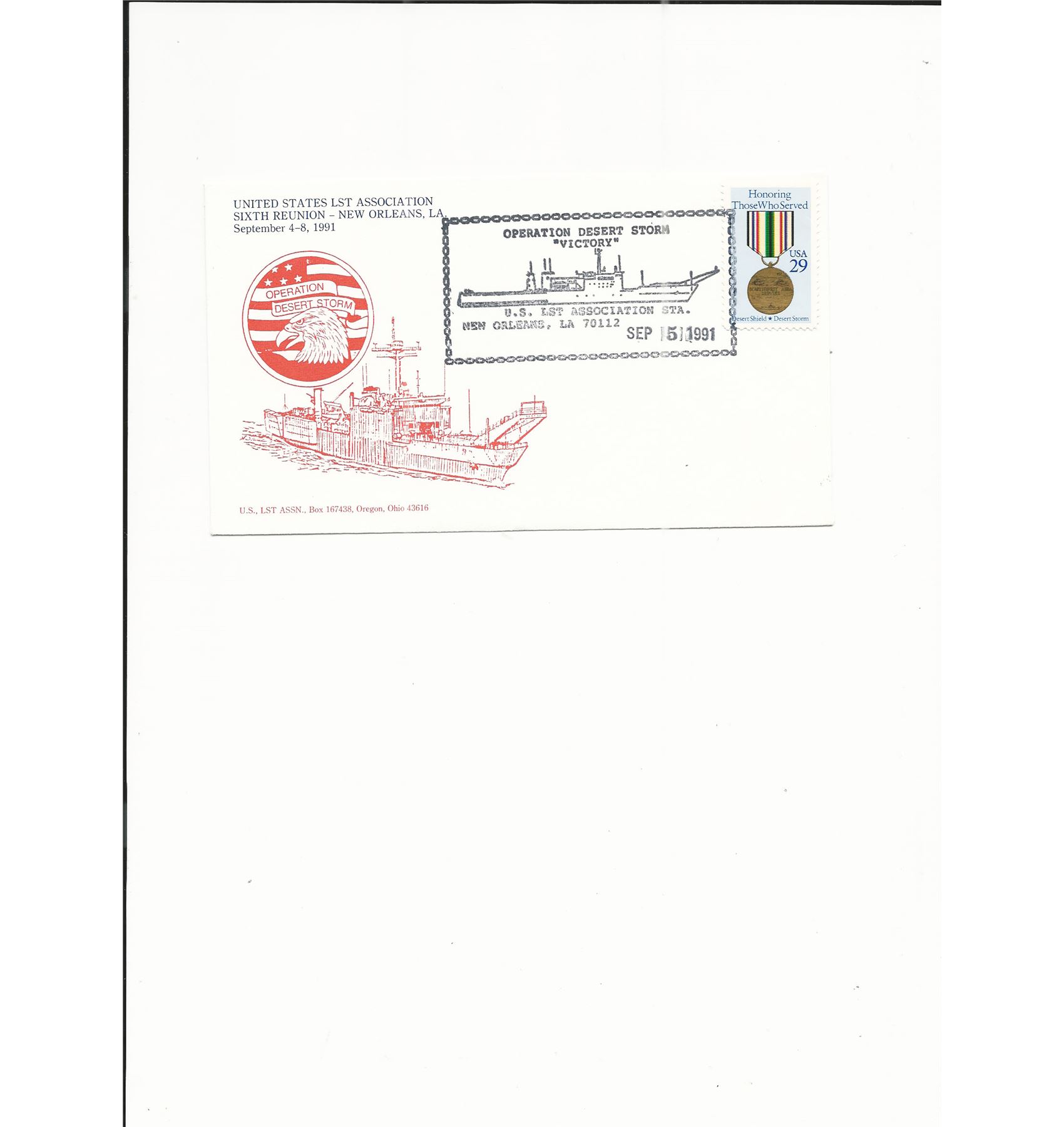 Operation Desert Storm - United States LST Association - First Day ...