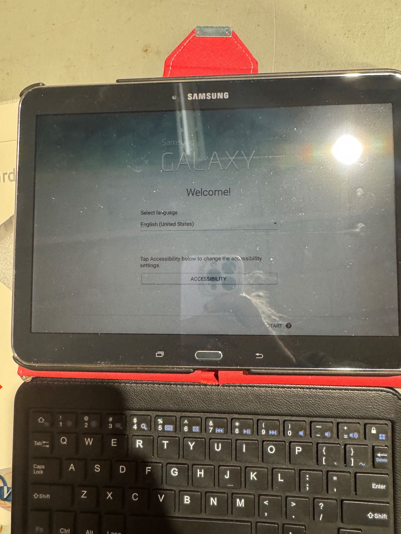 Samsung tablet factory reset tab for 10.1 with Bluetooth keyboard model ...