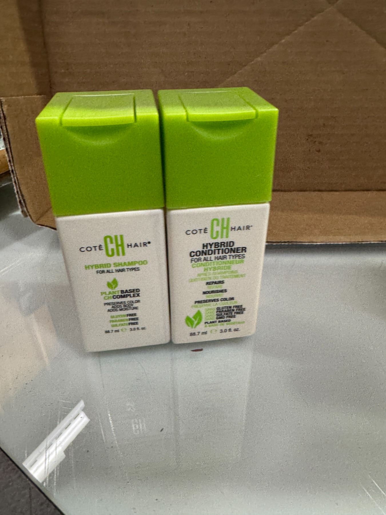 Cote hair, hybrid shampoo, and conditioner