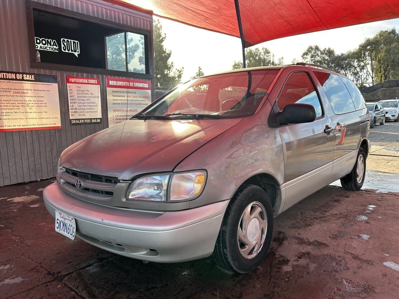 1998 TOYOTA SIENNA