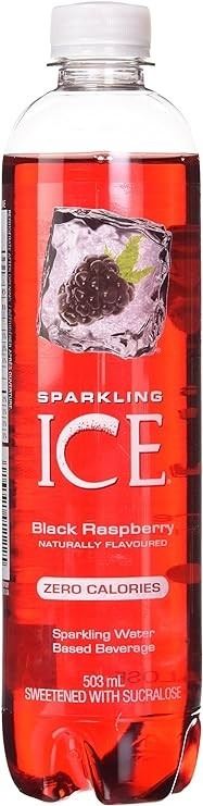 Sparkling Ice Black Raspberry Flavoured Sparkling Water With Zero Sugar And Zero Calories. Sparkling
