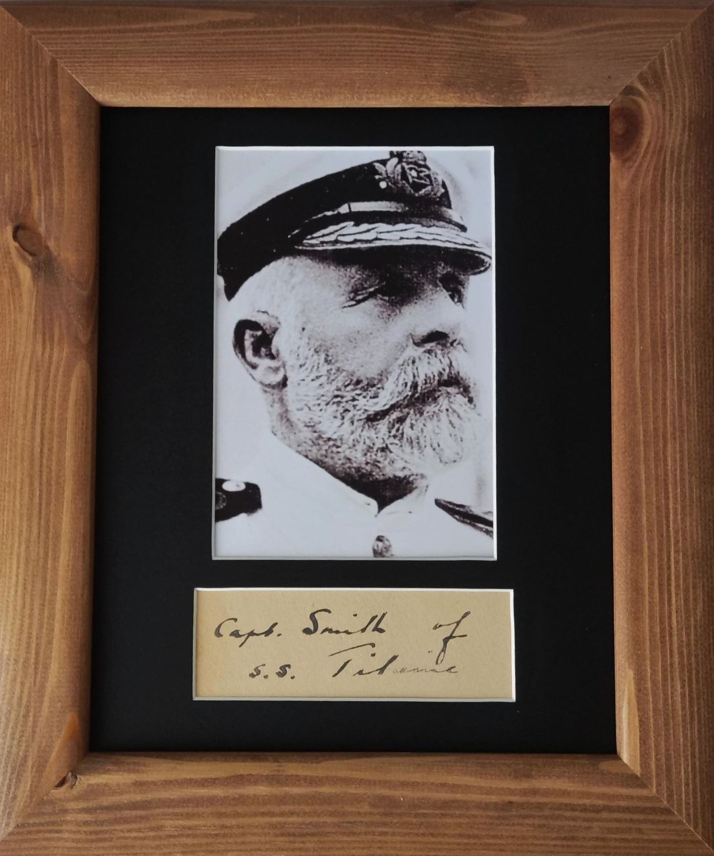 Captain Edward John Smith signature.