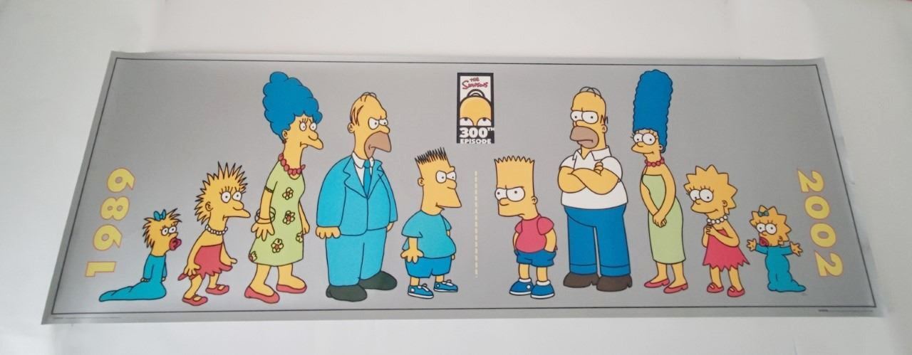The Simpsons 300th episode door poster.