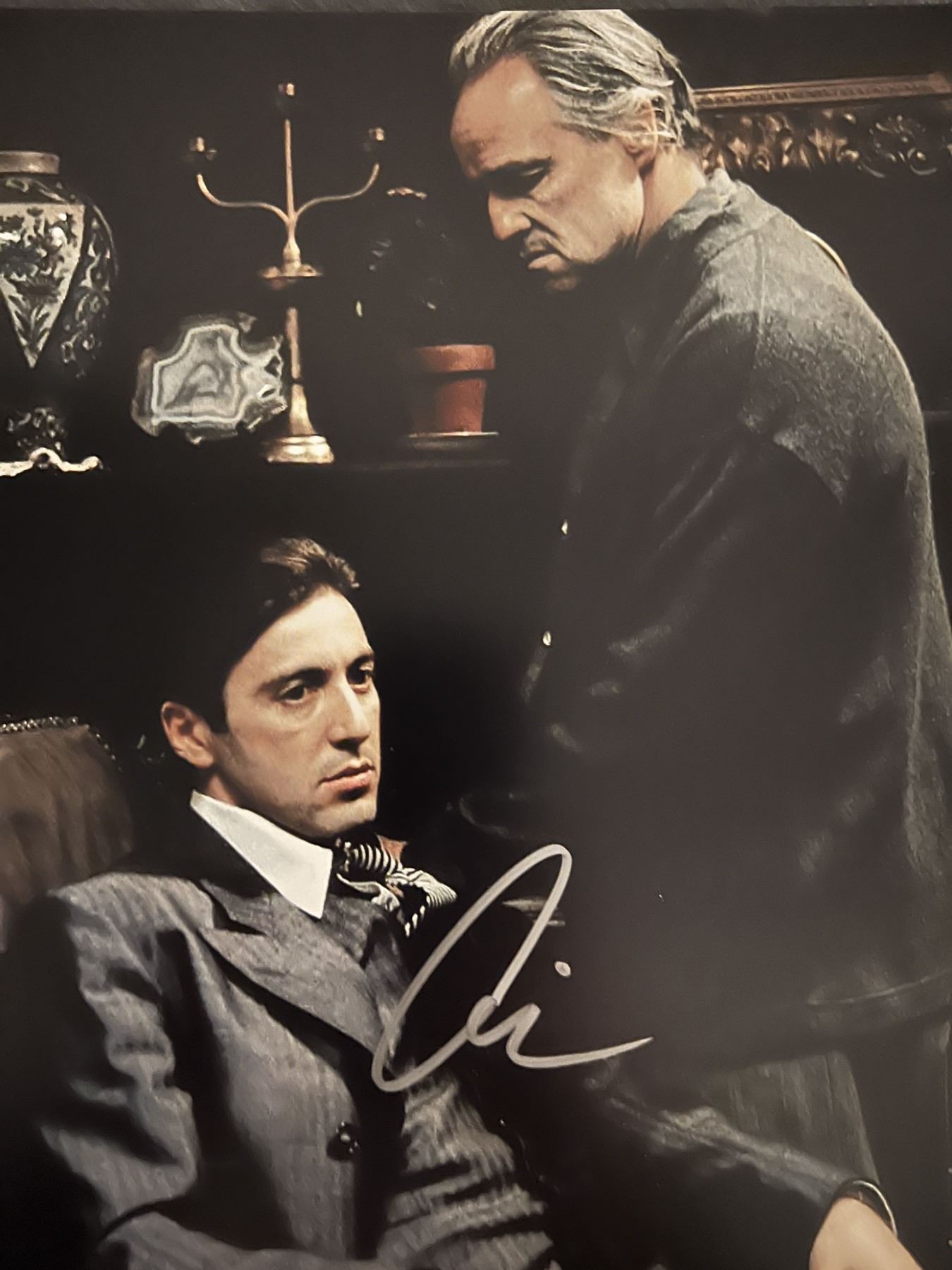 The Godfather Al Pacino signed phont