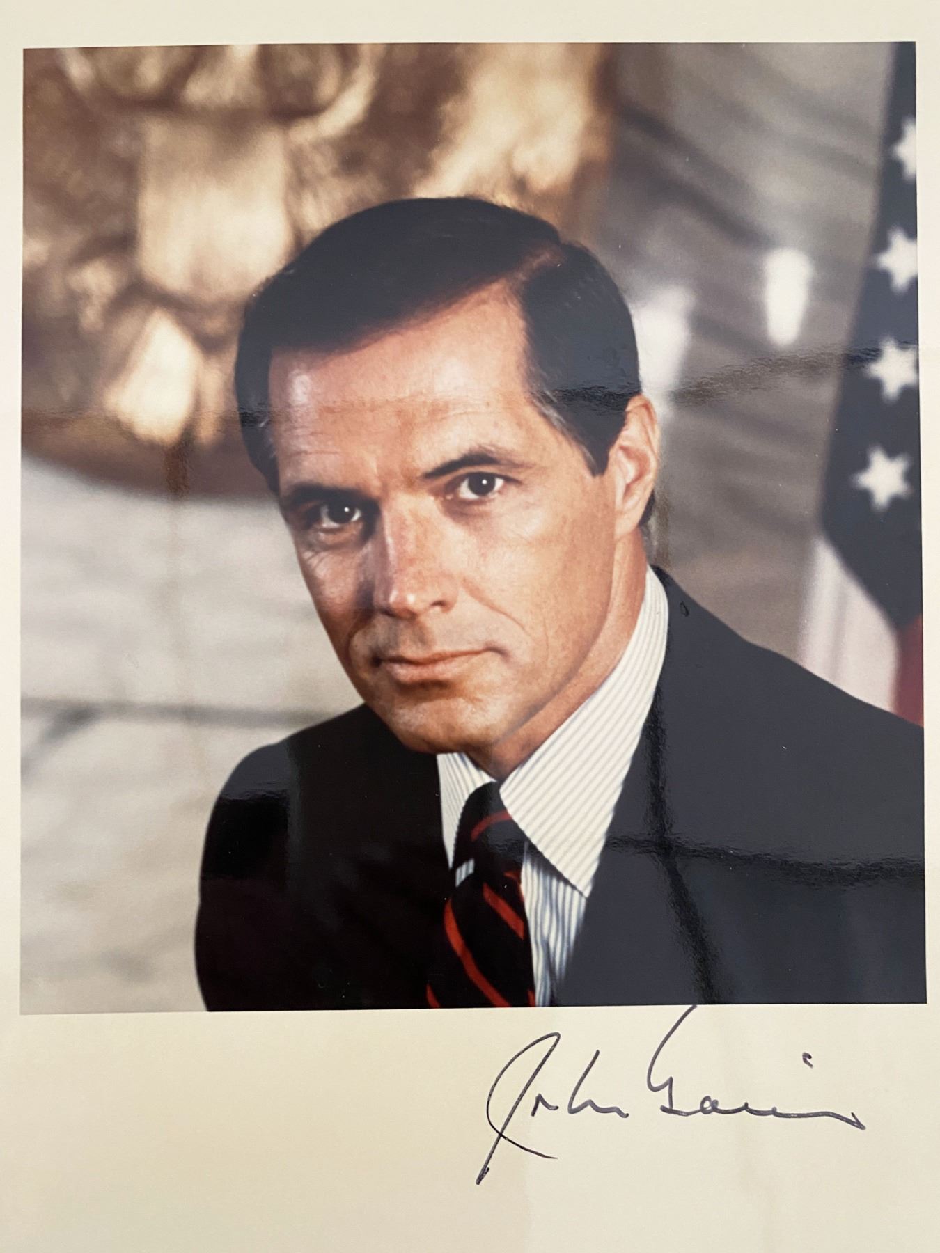 John Gavin signed photo. 8x10 inches