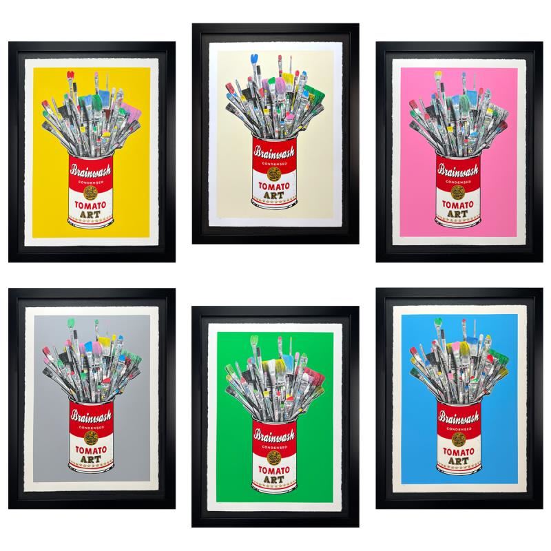 Tomato Pop Matching Set by Mr Brainwash,