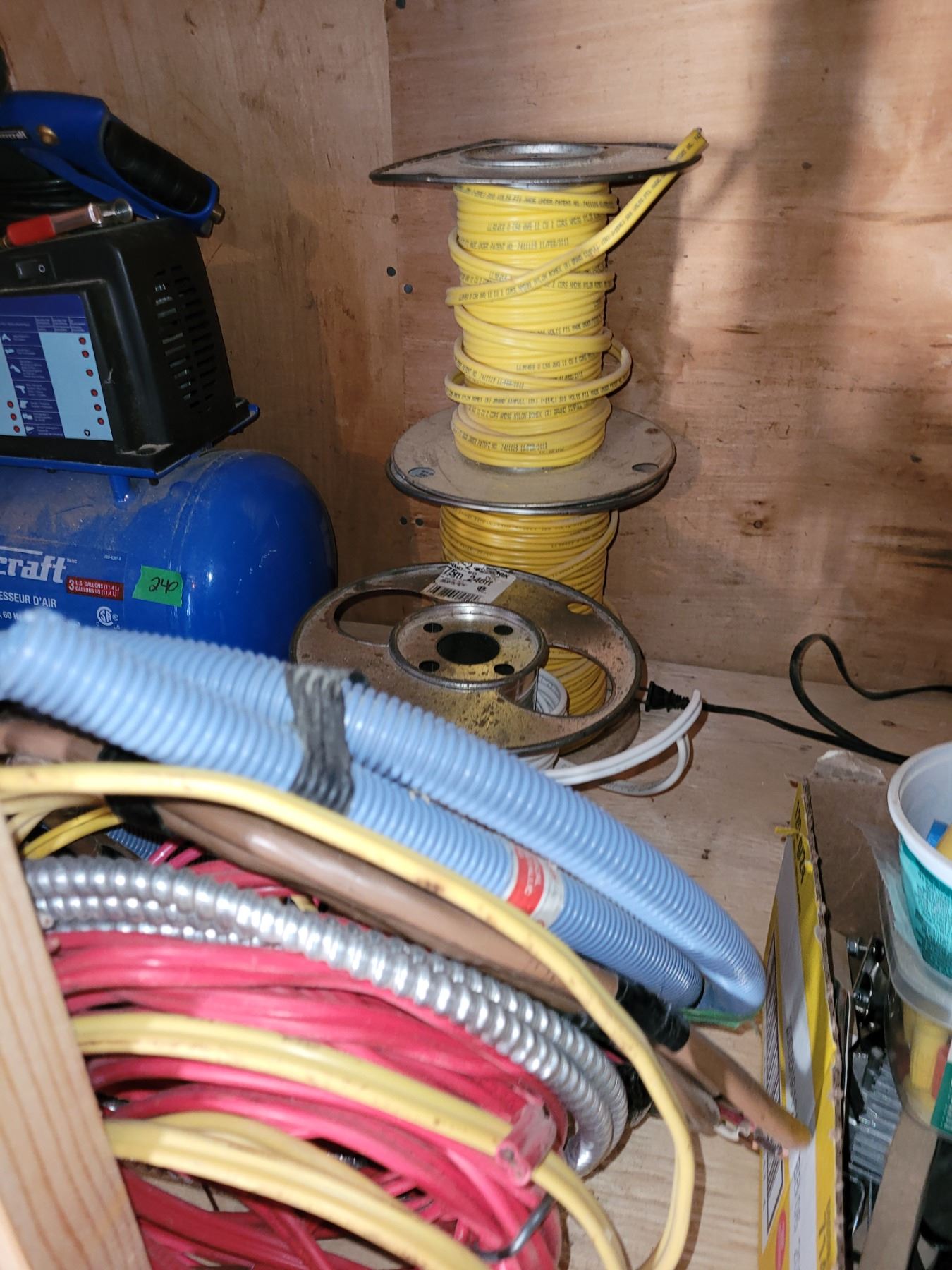 Lot of Various Wiring - Most on Spools