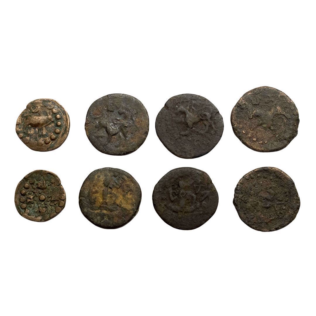 Ancient Nepal, Lichchhavi Dynasty, Narendradeva (641-680 AD), Copper ...