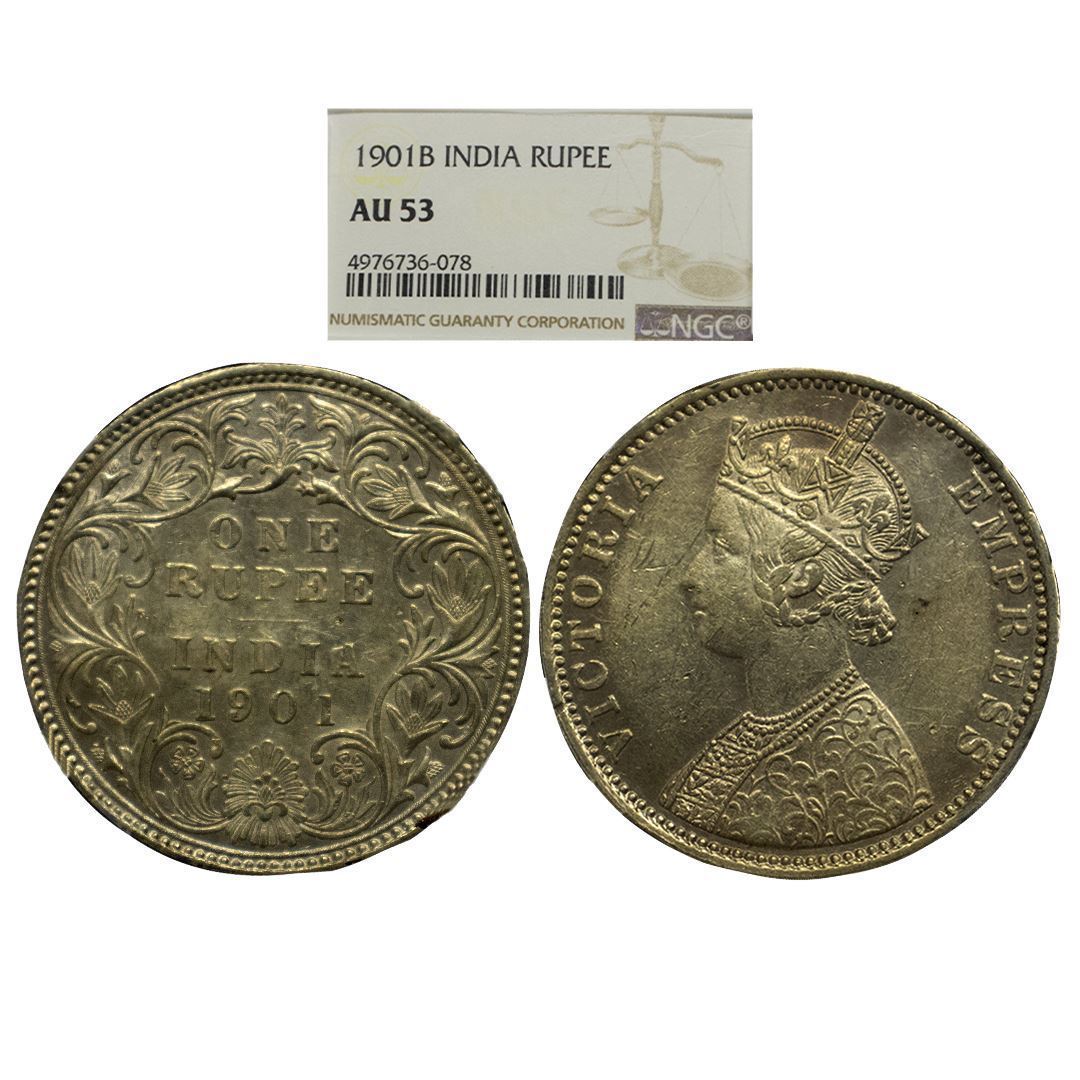 British India, Victoria Empress, Silver Rupee