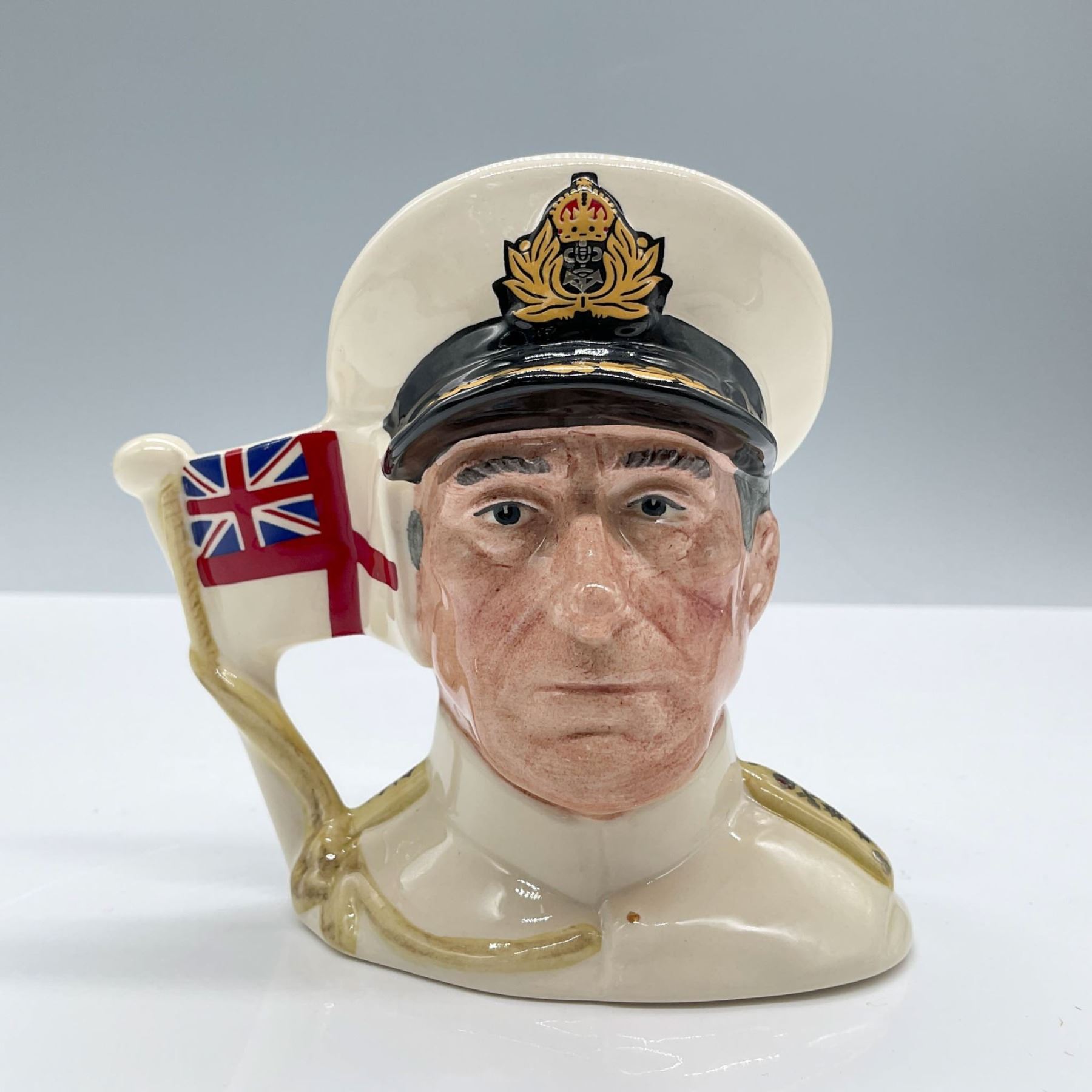 Earl Mountbatten of Burma D6851 - Small - Royal Doulton Character Jug