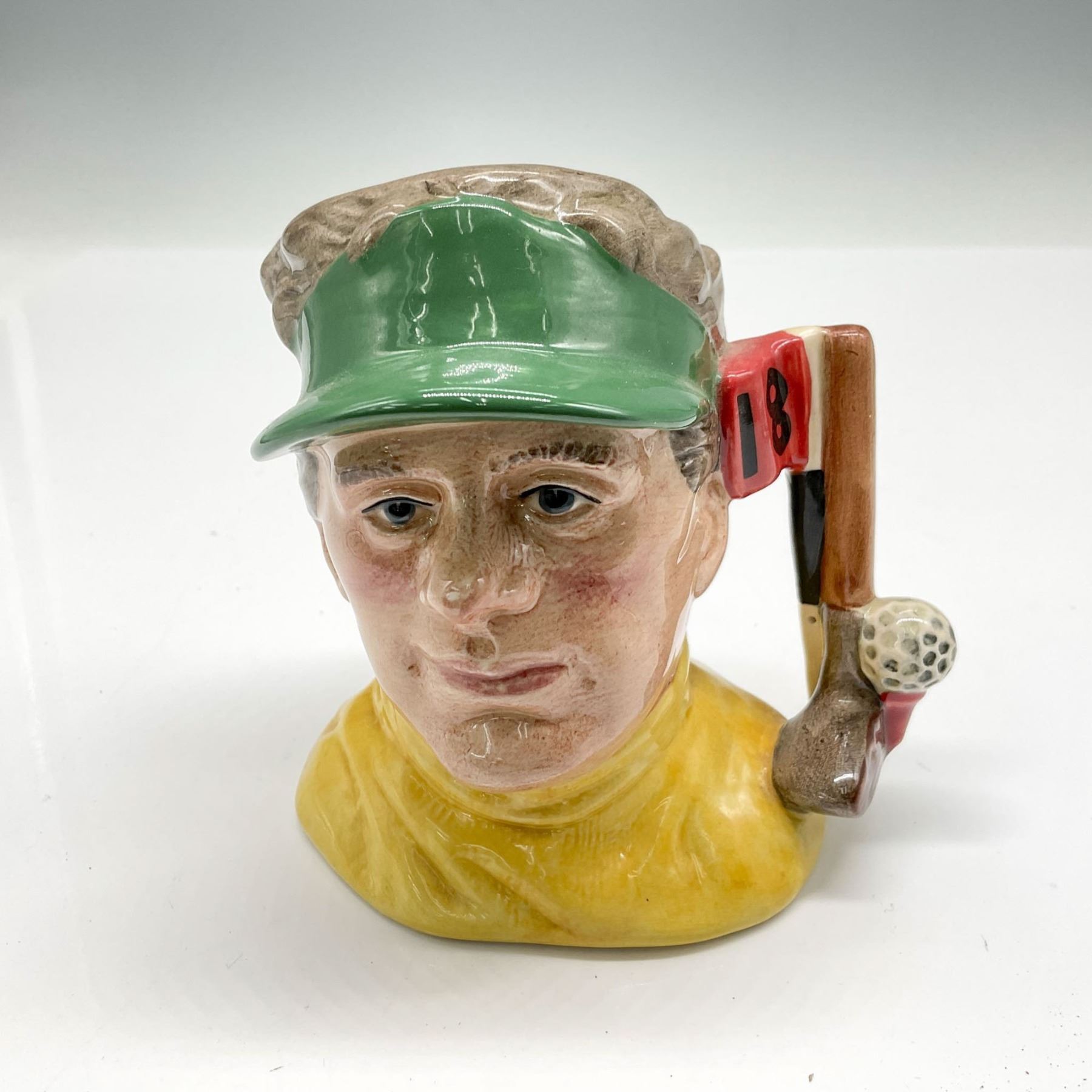 Golfer Modern 18th Hole D6865 - Small - Royal Doulton Character Jug