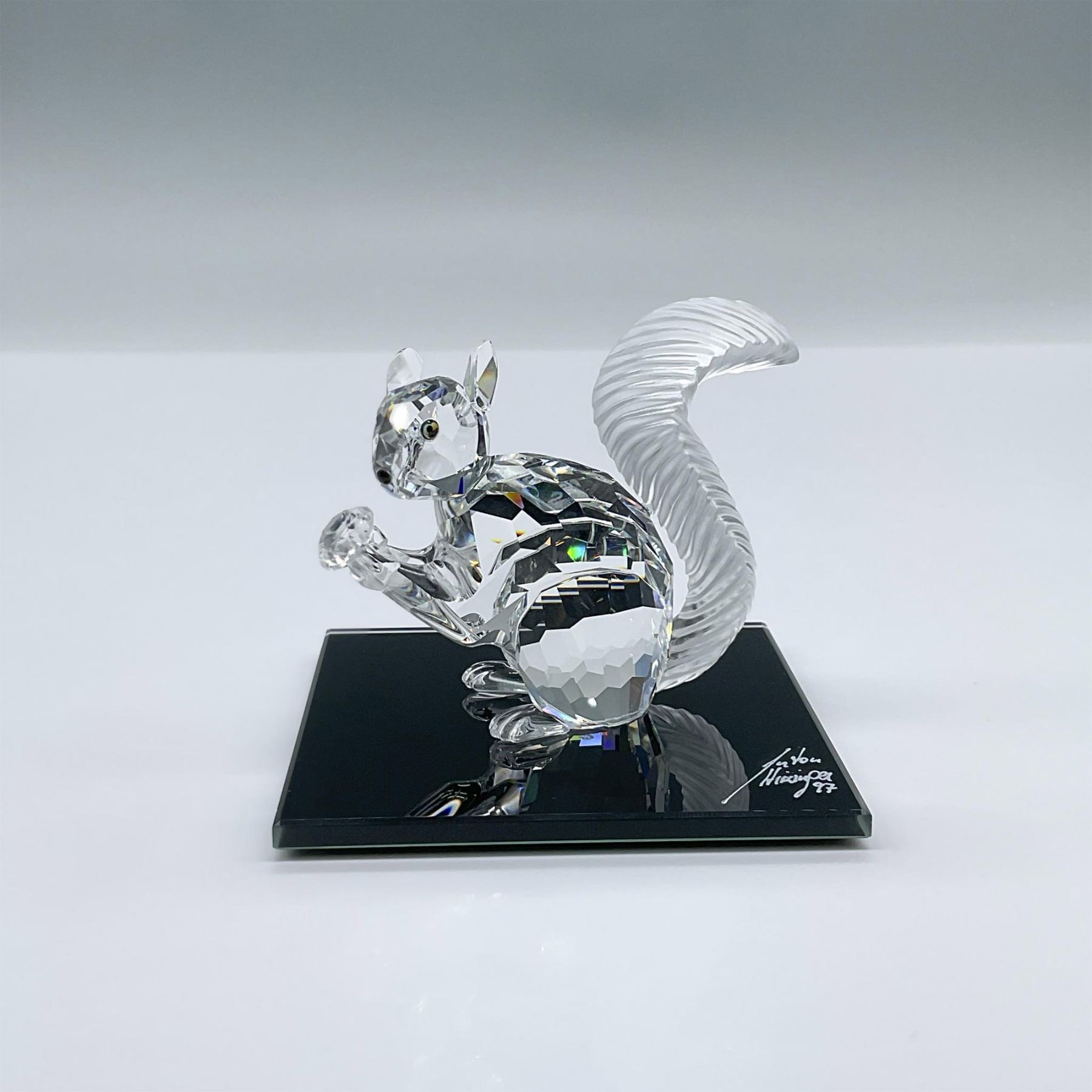 Swarovski Crystal Signed Limited Edition Figurine, Squirrel