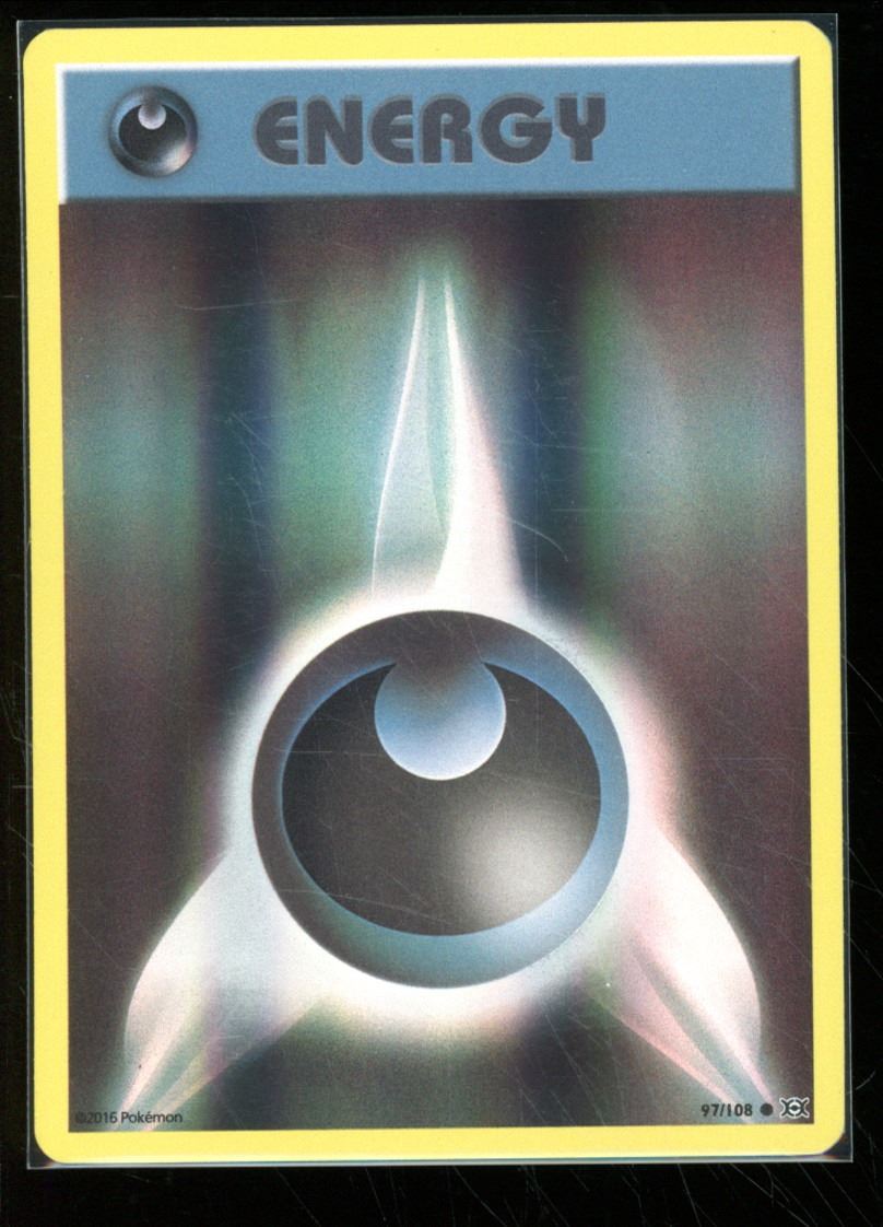 Pokemon Basic Darkness Energy - 97/108 - Common Reverse Holo Evolutions