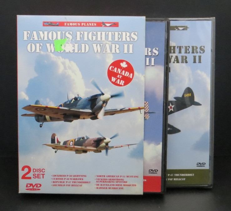 Famous Fighters of WWII 2 Disc DVD Set