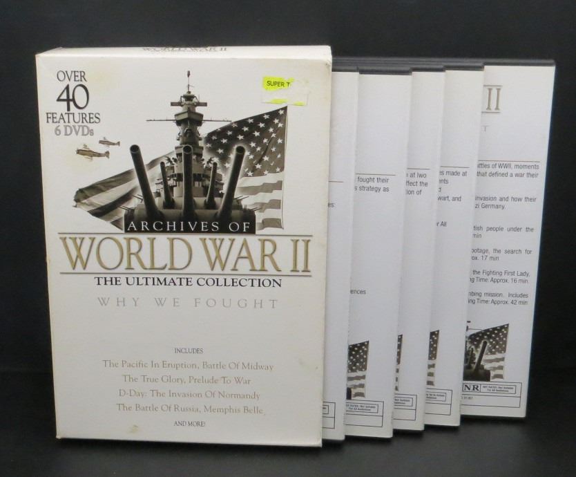 Archives Of World War II WWII Ultimate Collection 40 Features on 6 DVD ...