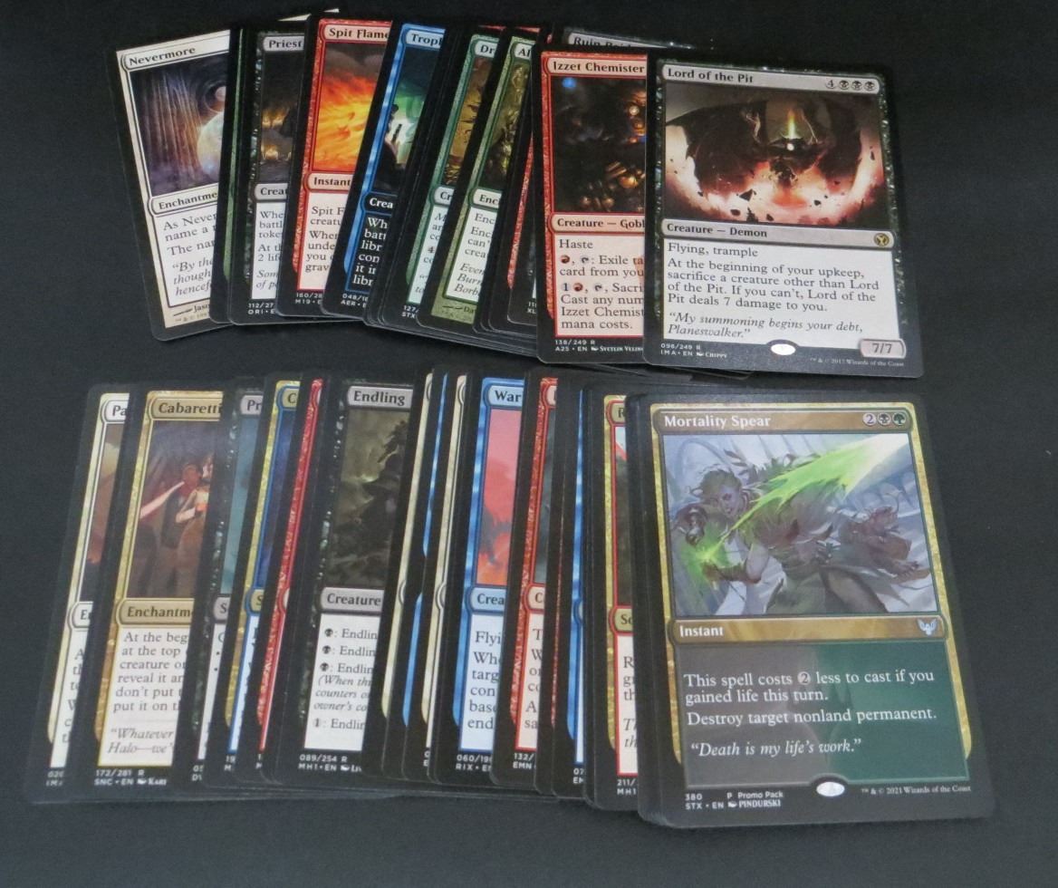 45+ MTG Rare Cards Various Sets & Colors
